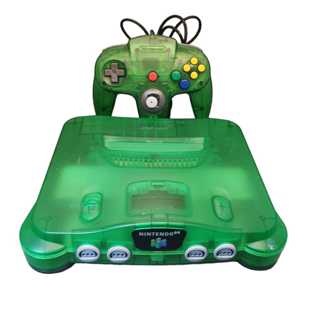 Used Nintendo 64 Jungle green - Own4Less